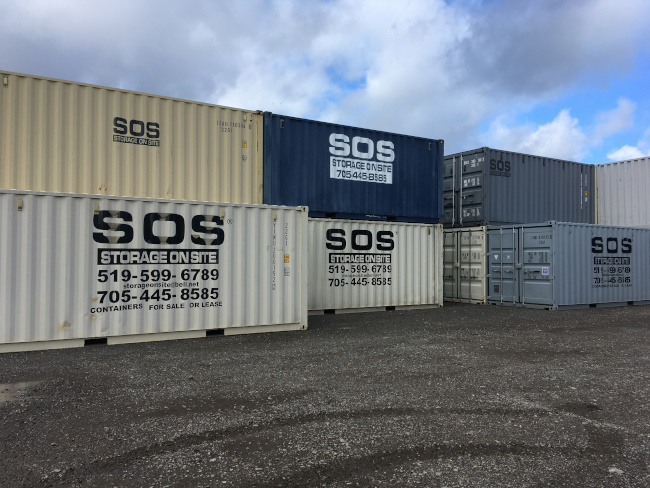 Containers For Sale, Collingwood, ON | SOS Storage On Site